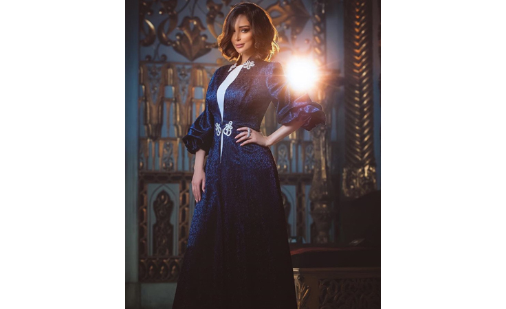 القفطان المغربي كما رأته بسمة بوسيل في رمضان 2018 | نواعم