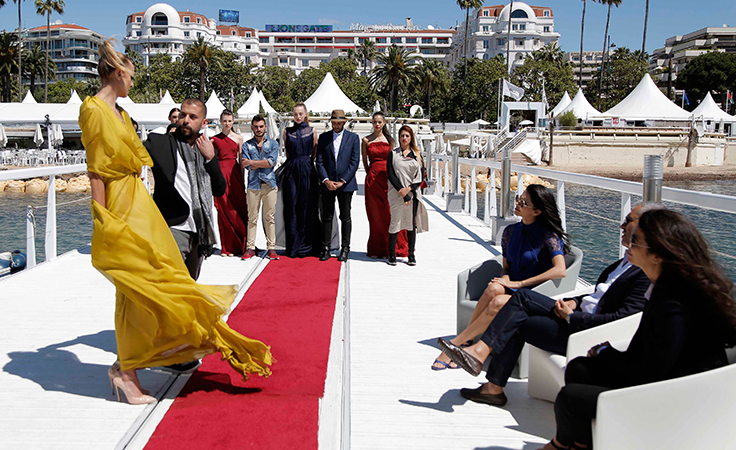 عفاف جنيفان تتألّق بالتصميم الفائز في مهرجان كان السينمائي من Project ...